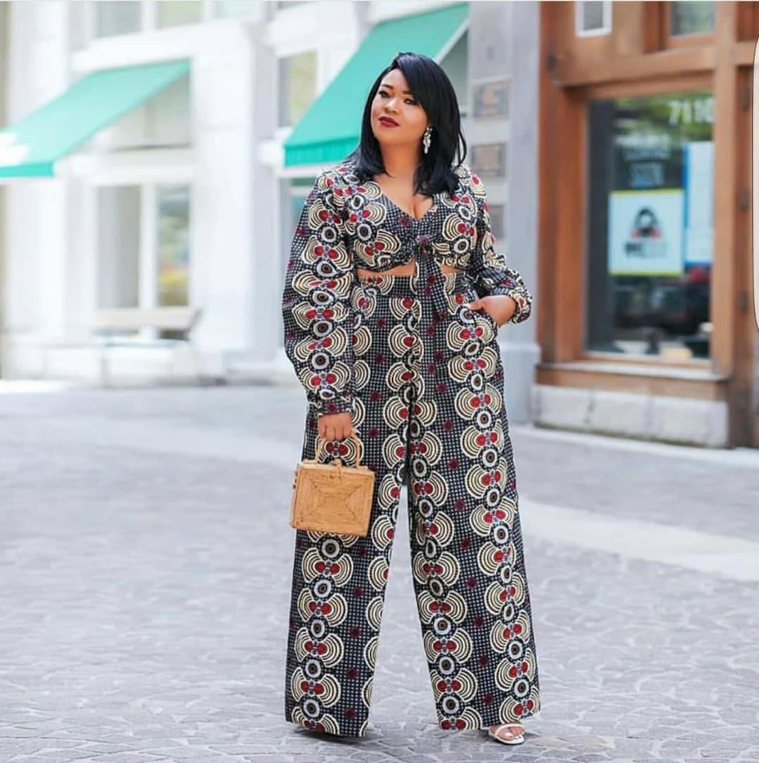 African Womens Pant Setafrican Romper For Womenafrican Etsy