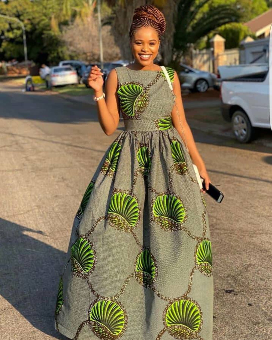 African Print Maxi Dress,african Custom Maxi Gown,sleeveless Maxi Dress ...