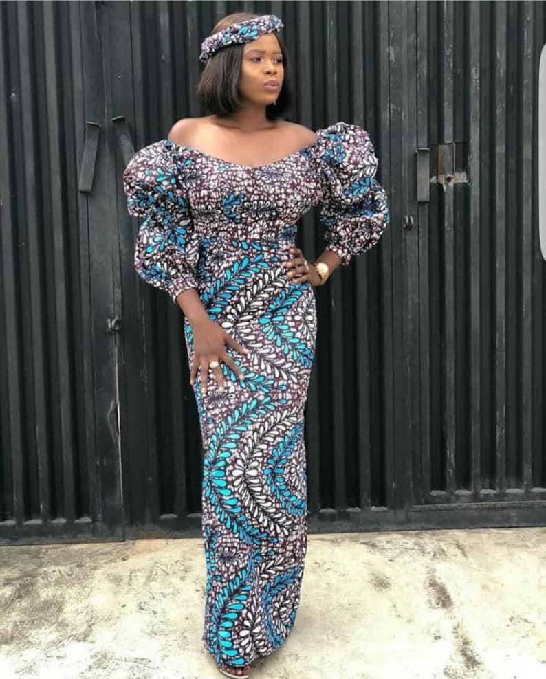 African print maxi dressAfrican maxi dressAnkara maxi | Etsy