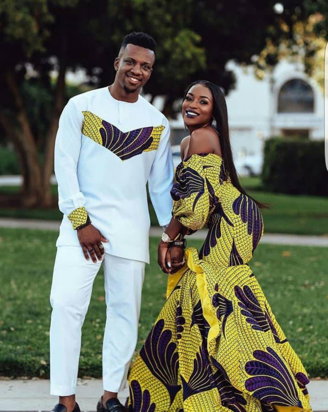 African Couple Matching Outfit,african Couple Clothing,african Couple ...