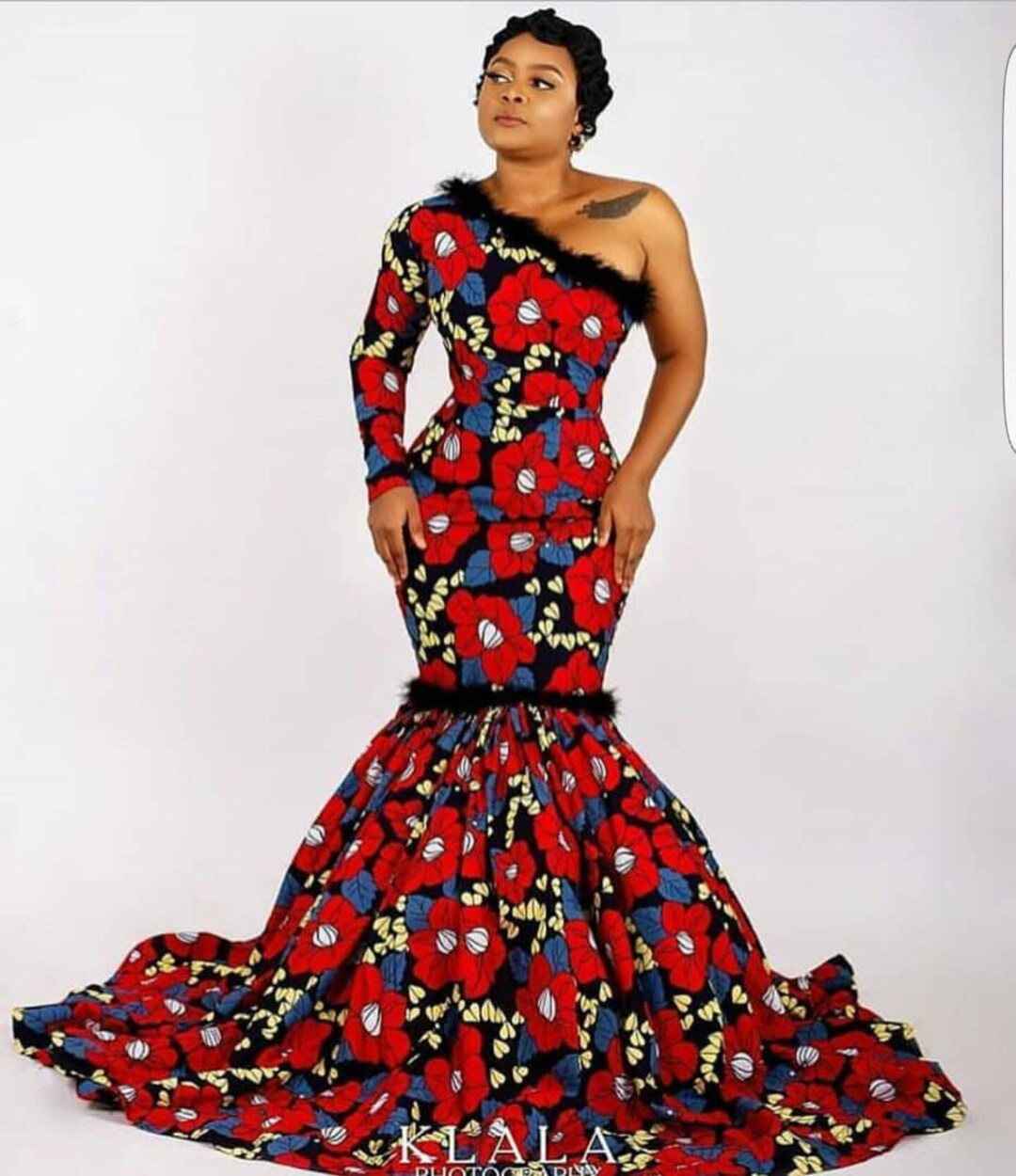 Red Carpet Dress,african Red Dress,floor Length Dress,special Event ...