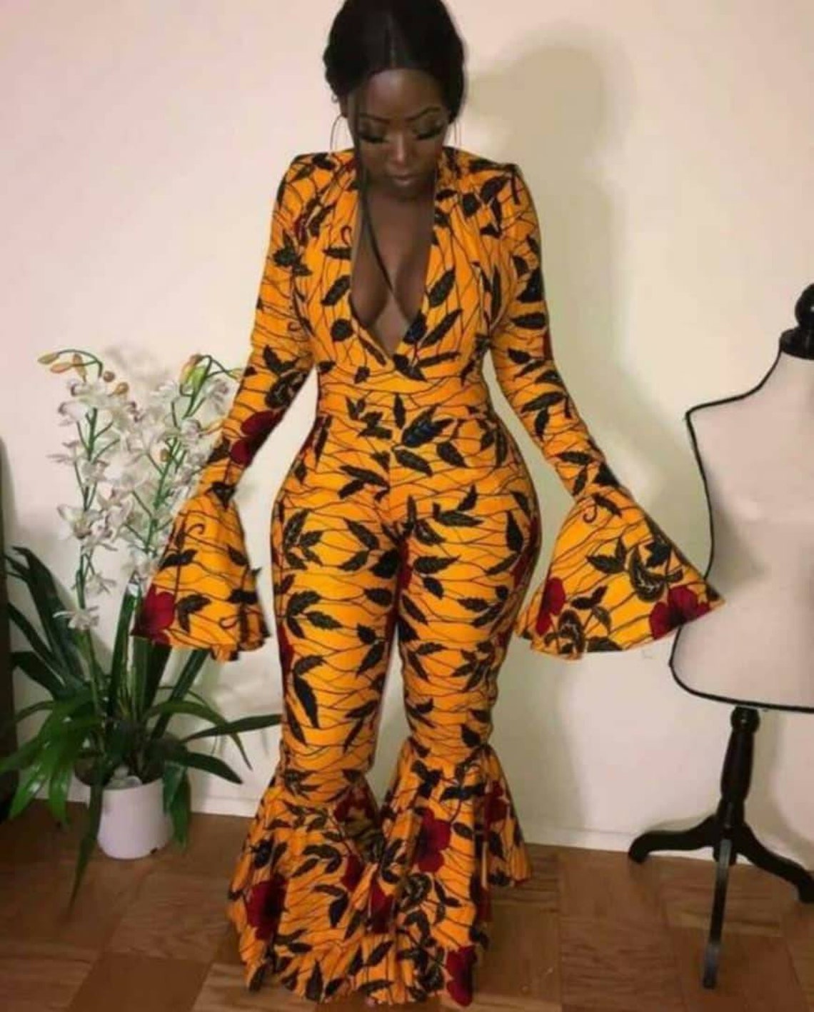 African Print Jumpsuitsafrican Jumpsuitafrican Women - Etsy