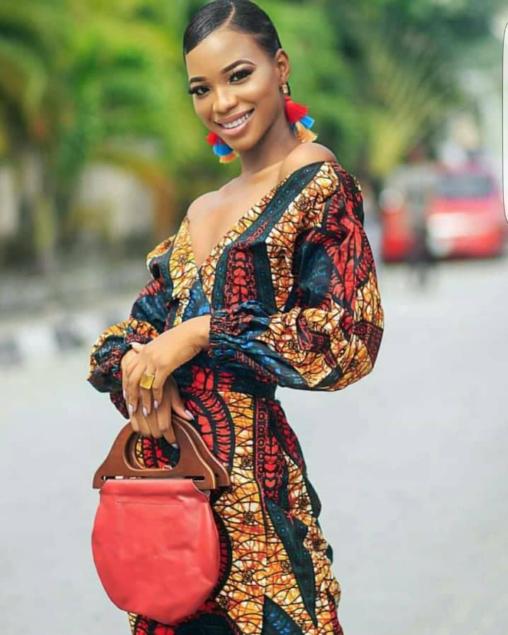 Red African Dressafrican Clothing for Womenafrican Maxi - Etsy