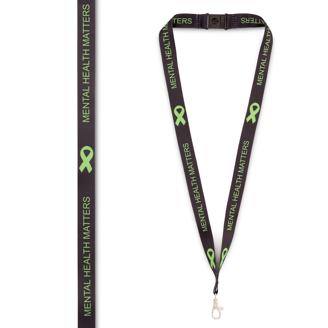 Mental Health Matters Lanyard | Mental Health Awareness | Positivity ...