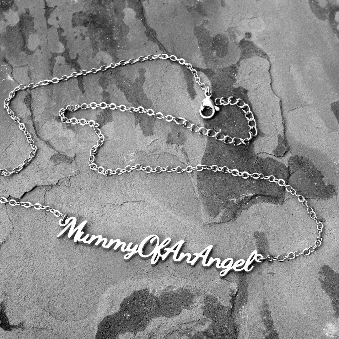 Mummy of an Angel Necklace Baby Loss Awareness Family - Etsy