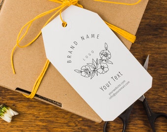 Clothing Tags Handmade Tag Product Tags logo hang tags | Etsy