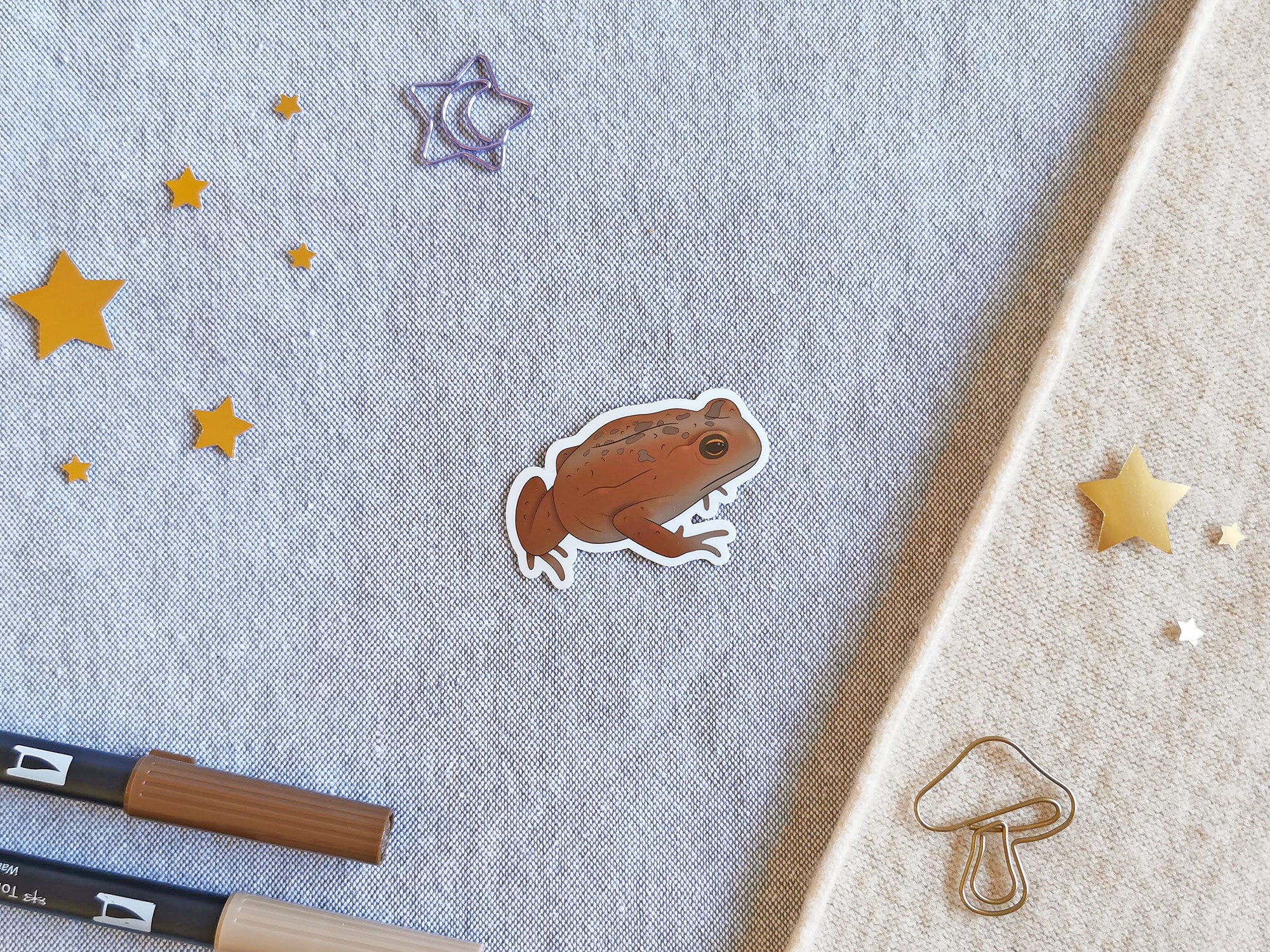 Toad Vinyl Sticker Weatherproof Waterproof Toads Frog Glossy | Etsy