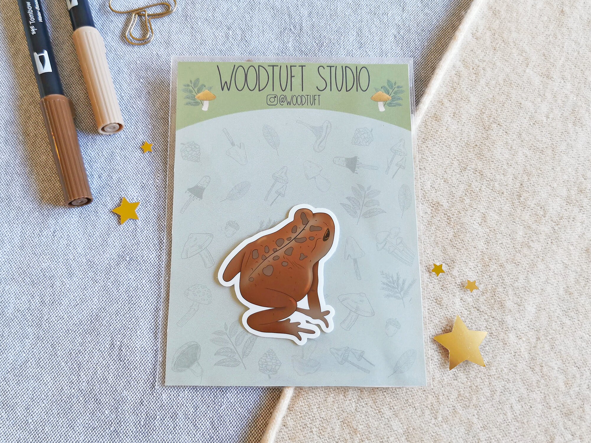 Toad Vinyl Sticker Weatherproof Waterproof Toads Frog Glossy | Etsy