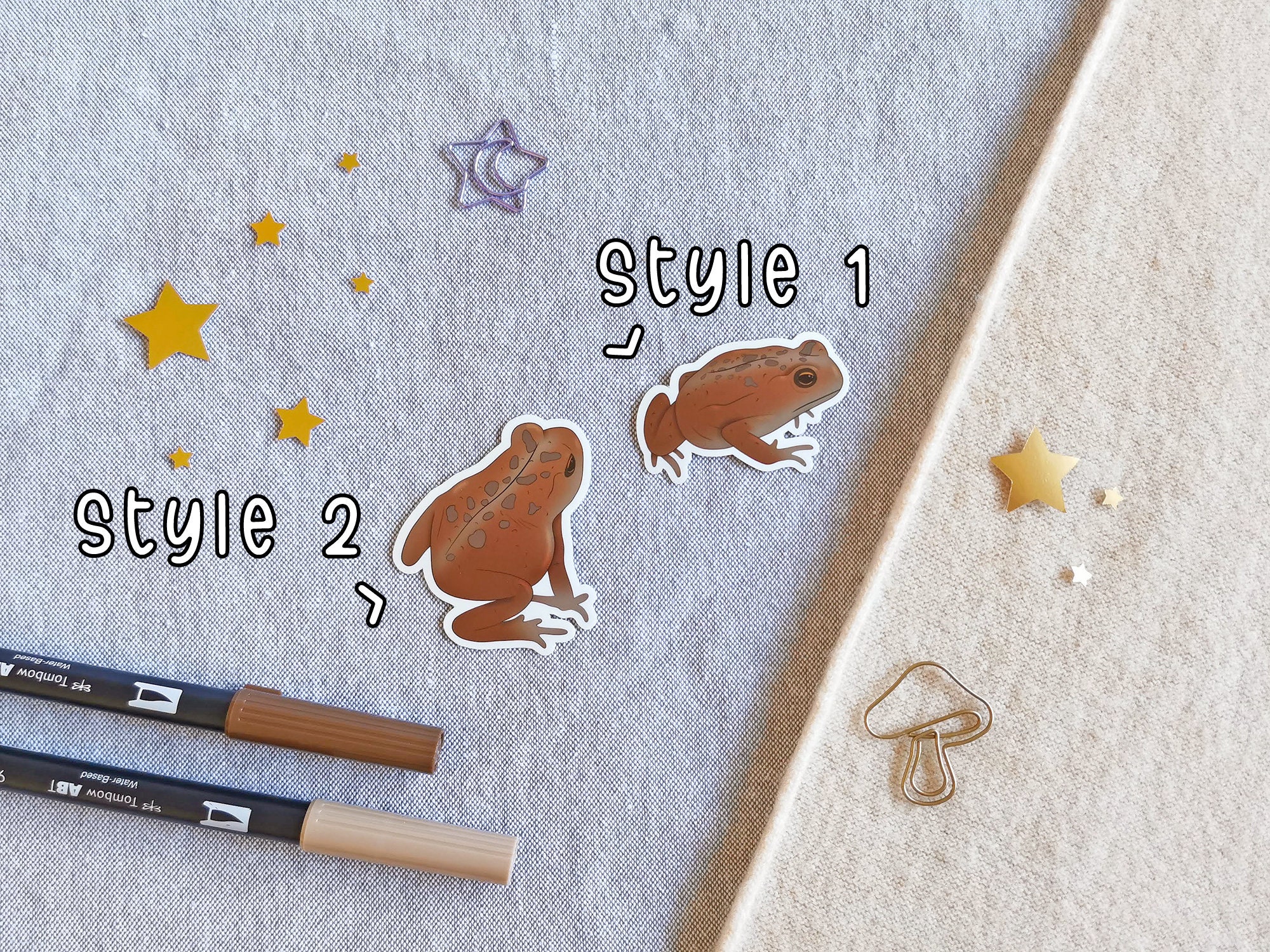 Toad Vinyl Sticker Weatherproof Waterproof Toads Frog Glossy | Etsy