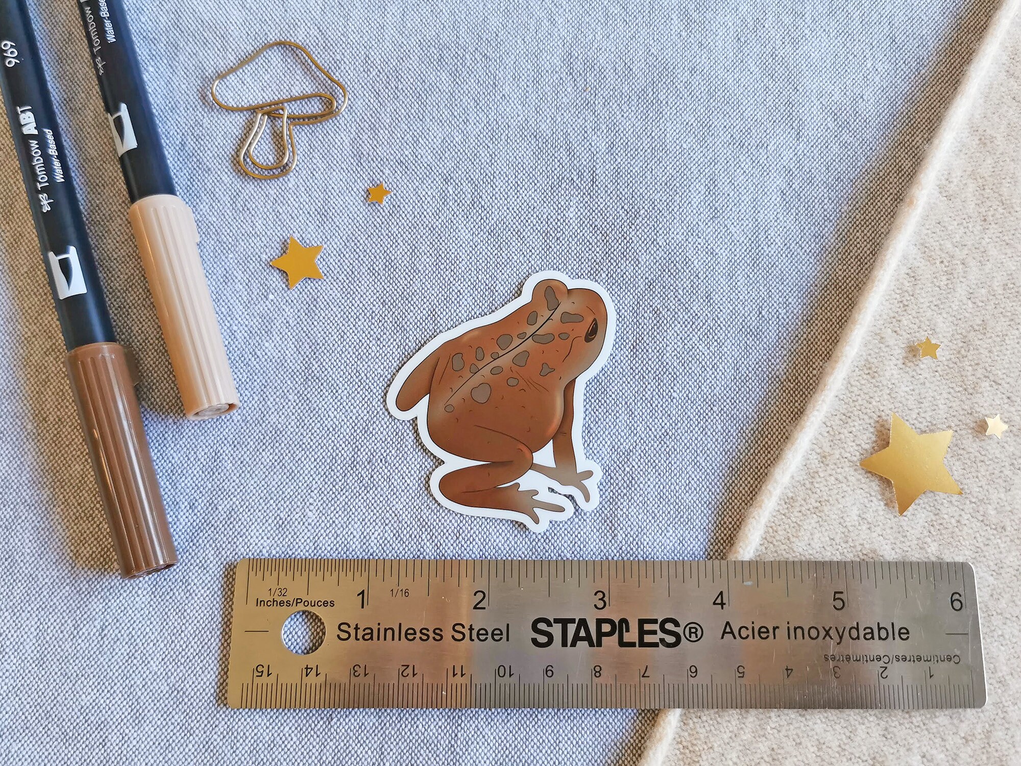 Toad Vinyl Sticker Weatherproof Waterproof Toads Frog Glossy | Etsy