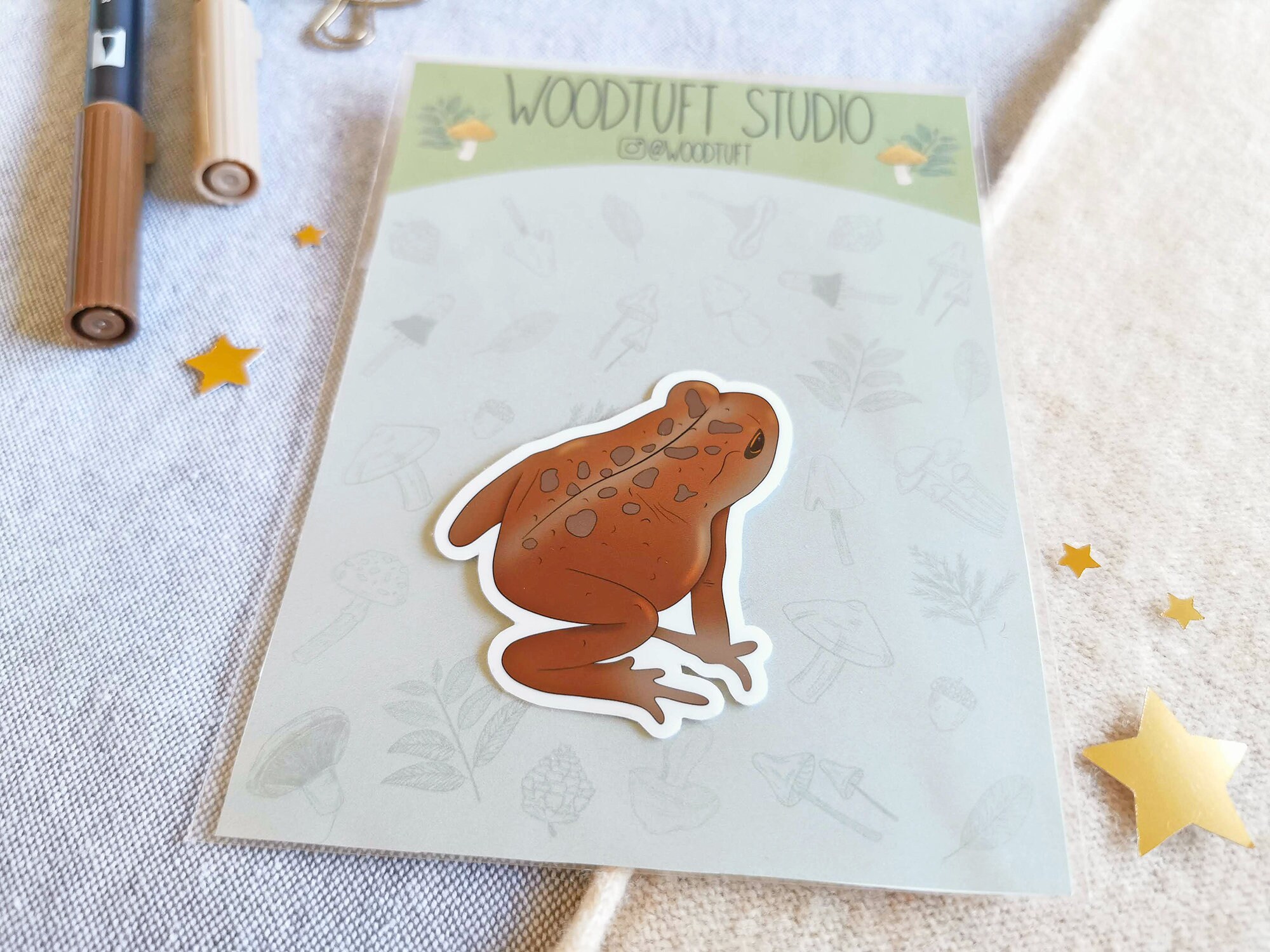 Toad Vinyl Sticker Weatherproof Waterproof Toads Frog Glossy | Etsy