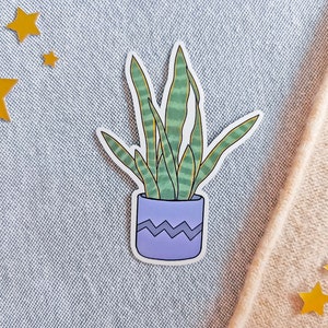 Snake Grass Vinyl Sticker Weatherproof Waterproof Glossy Plant Decal ...