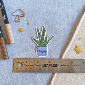 Snake Grass Vinyl Sticker Weatherproof Waterproof Glossy Plant Decal ...