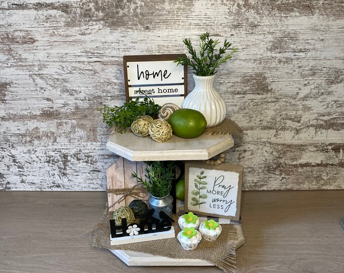 2 Tier Tray Bundle/spring Bundle/farmhouse Tray Bundle/2 Tier Tray ...