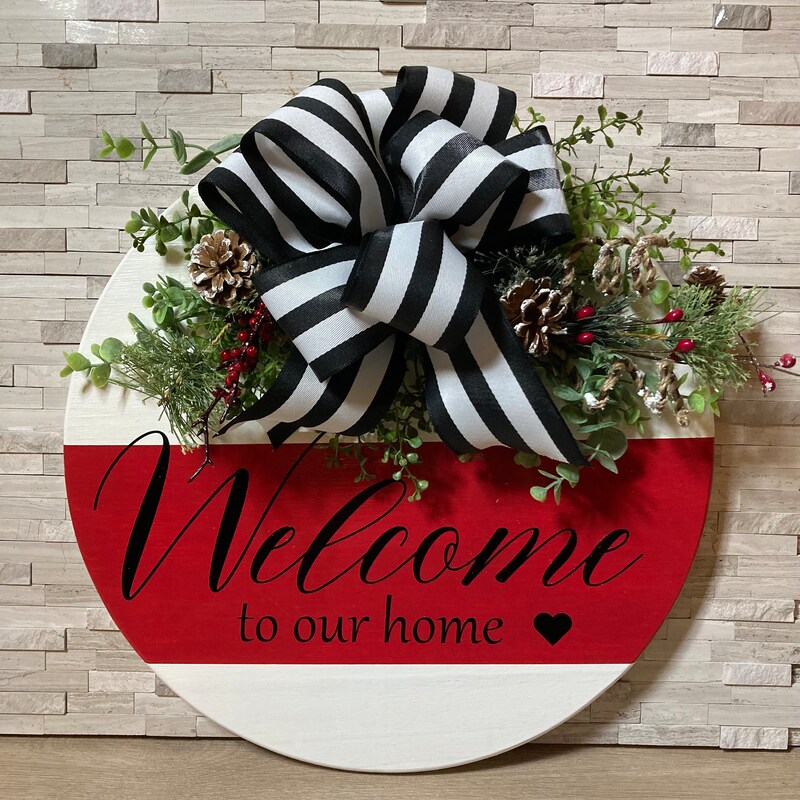 Christmas Door Decor - Etsy