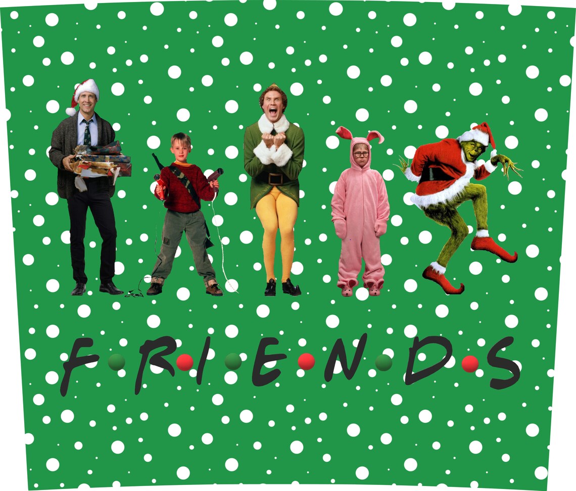 Christmas Friends Digital | Etsy