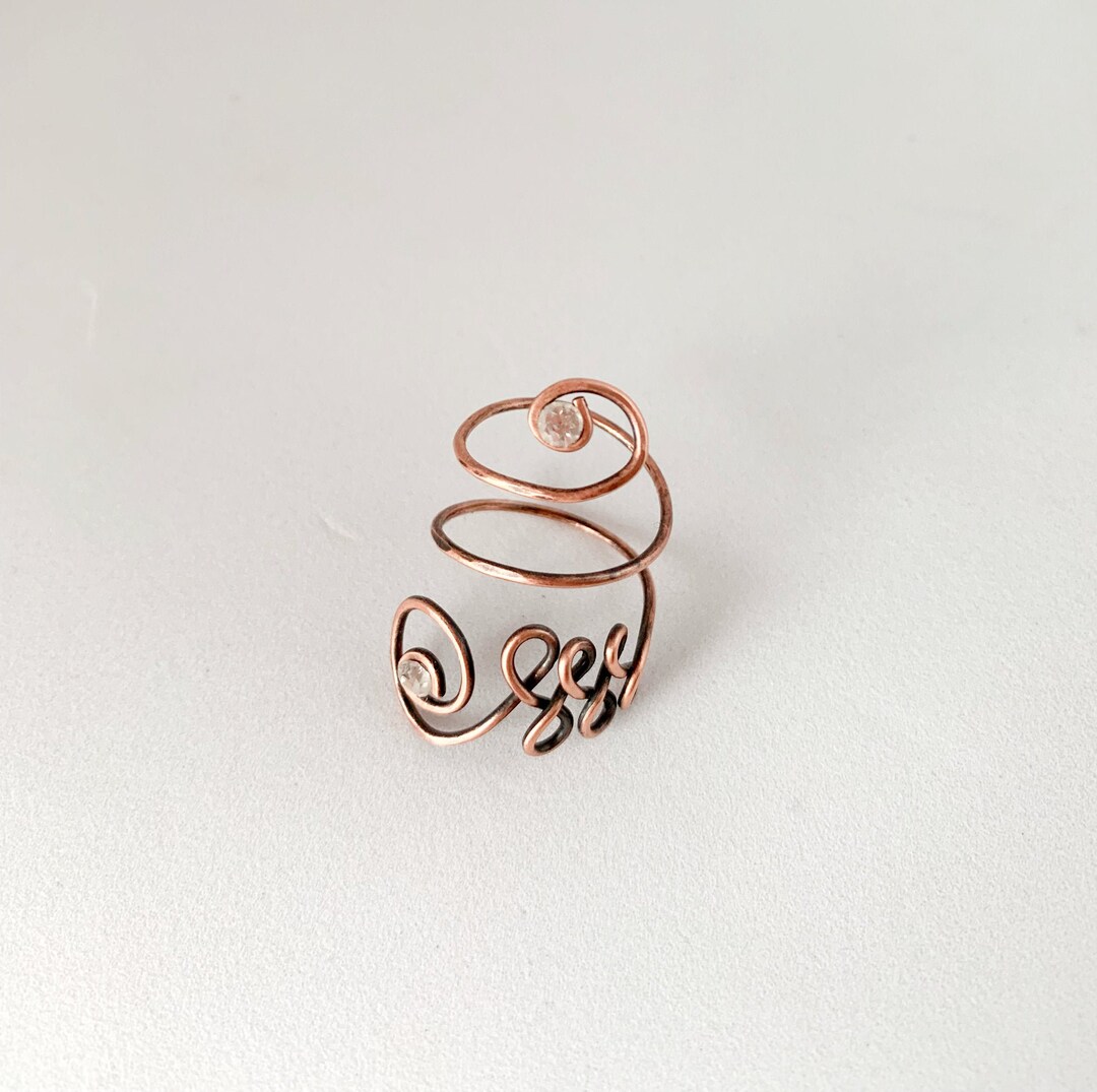Unalome, Unalome Ring, Unalome Adjustable Ring, Wrap Around Finger Ring ...