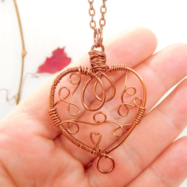 Wire Wrapped Heart - Etsy