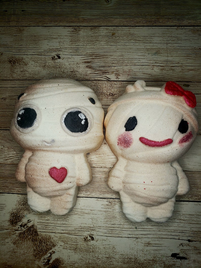 Mummy Boy and Girl Bath Bombs Set, Mummy's, Halloween Bath Fizzes - Etsy