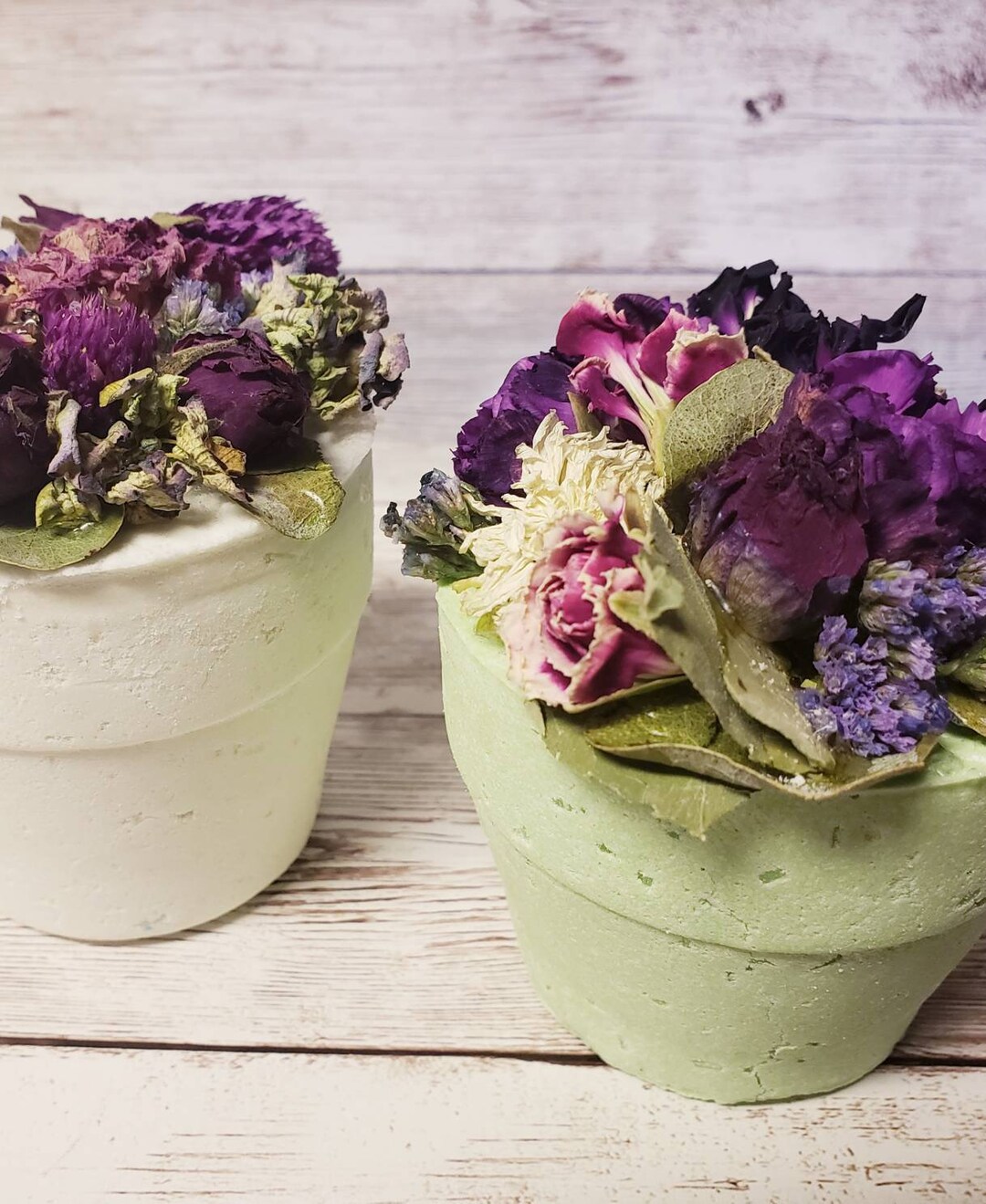Flower Pot Bath Bomb; 4 Count - Etsy