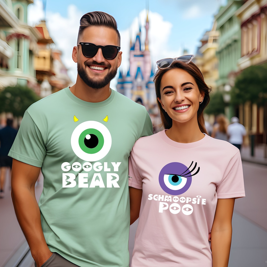 Googly Bear and Schmoopsie Poo Couple Shirts, Monsters Matching T ...