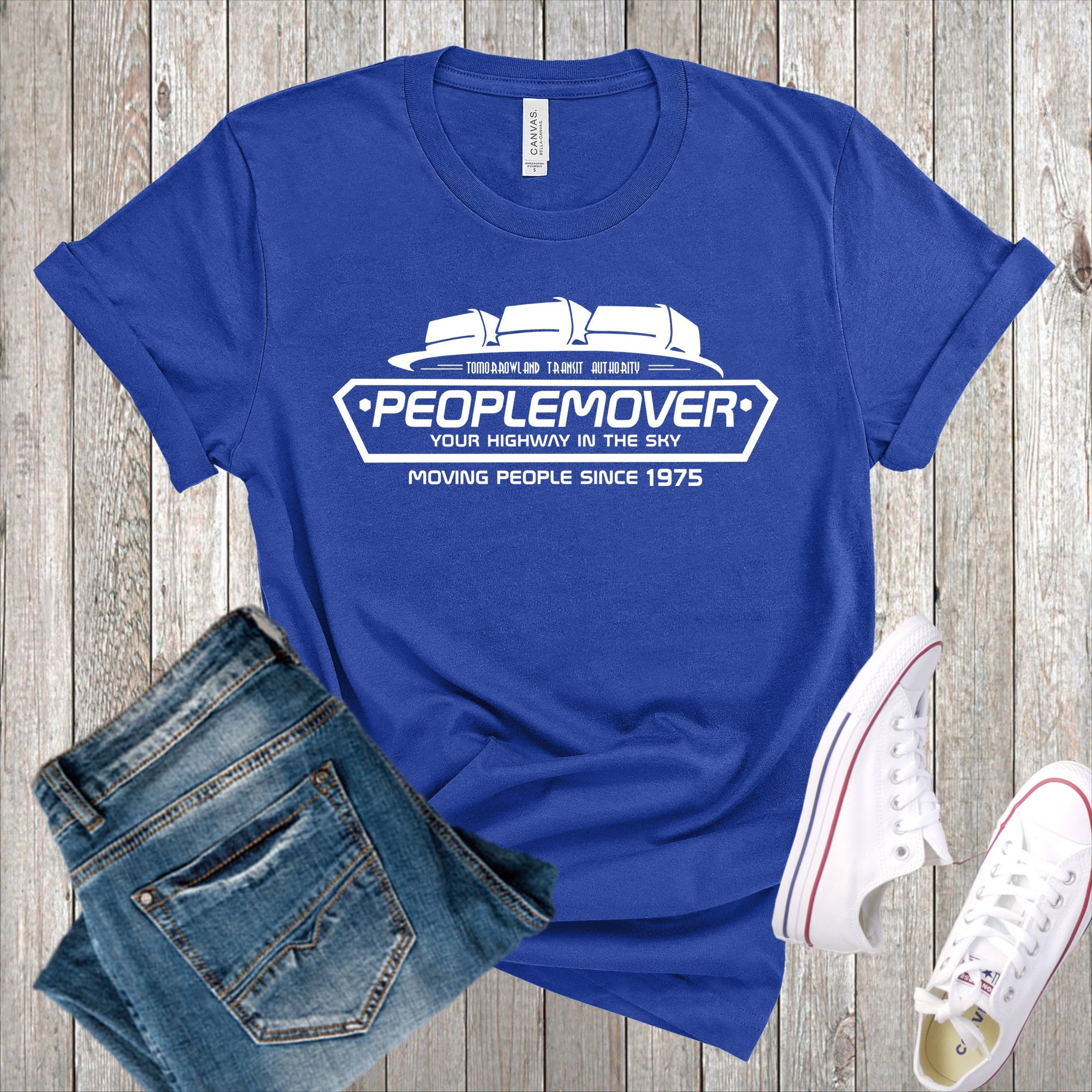 People Mover Tee Shirt, Kingdom Trip T-shirt, Vacation Shirt, Transport ...