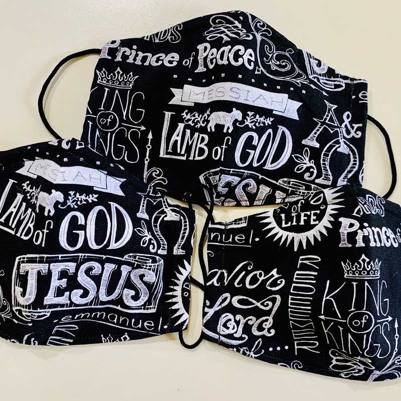 Jesus Face Mask - Etsy