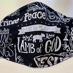 Lamb of God Black Face Masks ~ Adjustable Nose Wire and Ties ~ Filter ...