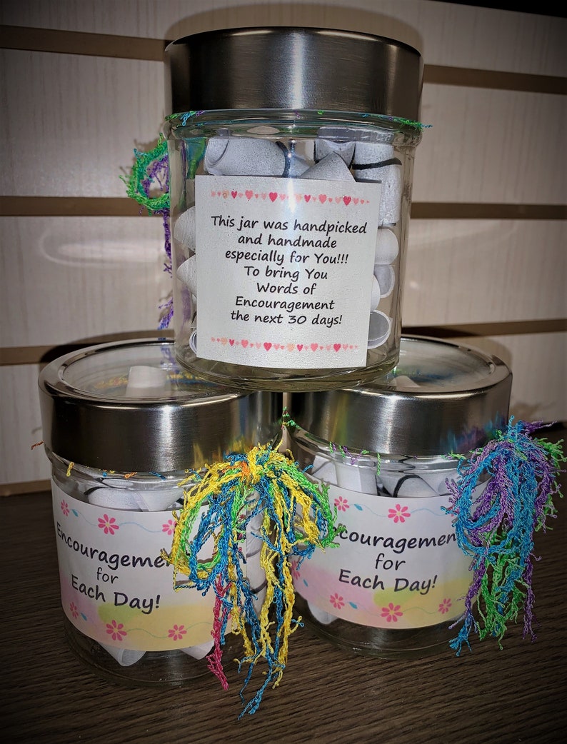 Encouragement Jars Daily Scripture Jar Quotes of - Etsy