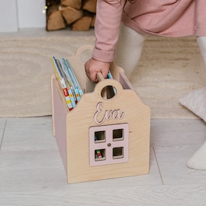 Nursery Small Bookshelf Baby Furniture,portable Wooden Bookcase, Child ...