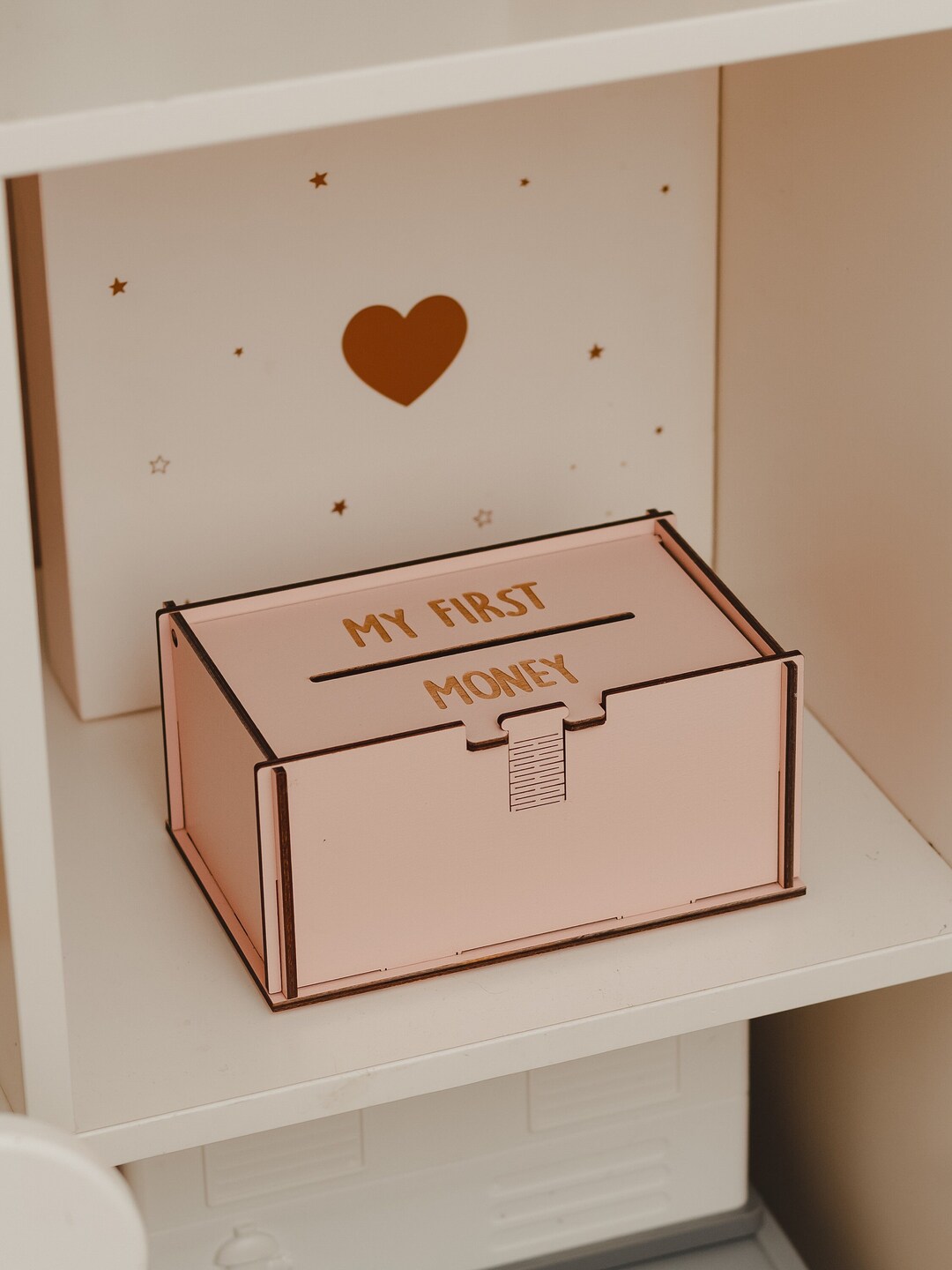 Money Box for Kids, Piggy Bank, Cash Box for Kids Cute Pink Design ...