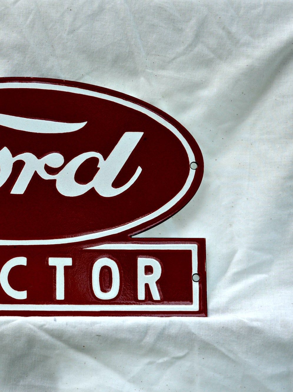 Porcelain Ford Tractor Sign Farm Field Corn Farm House Produce Potato ...