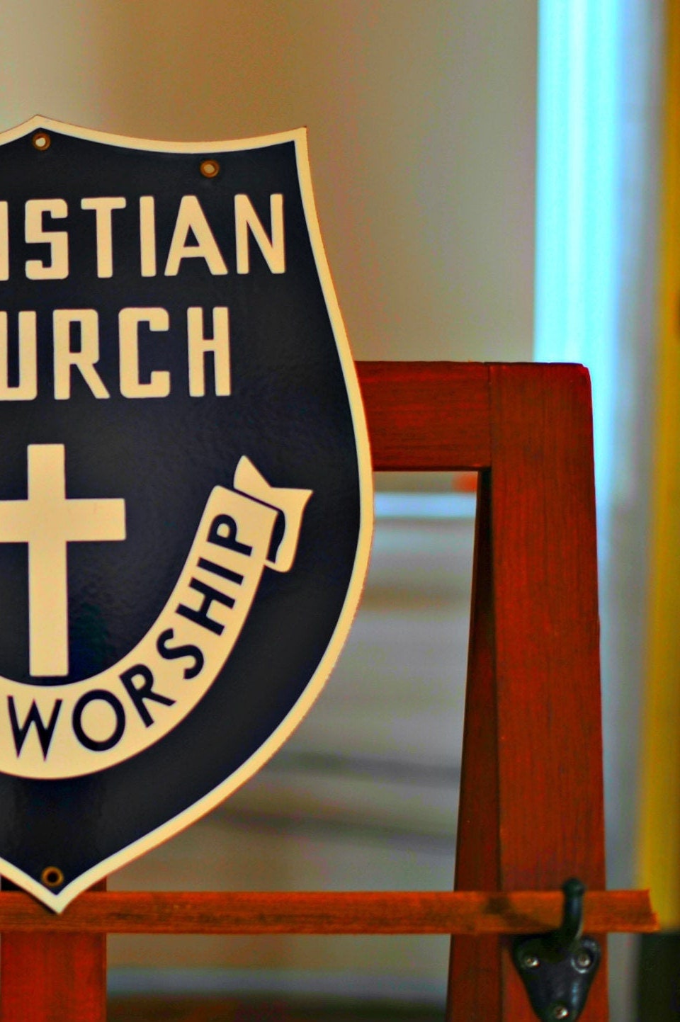 Porcelain Sign Church Worship God Christian Lord Bible Jesus Catholic ...