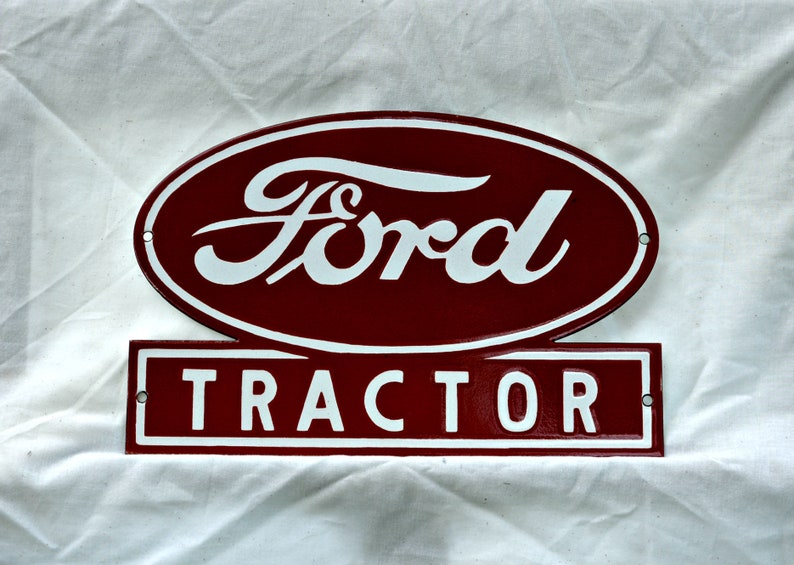 Porcelain Ford Tractor Sign Farm Field Corn Farm House Produce Potato ...