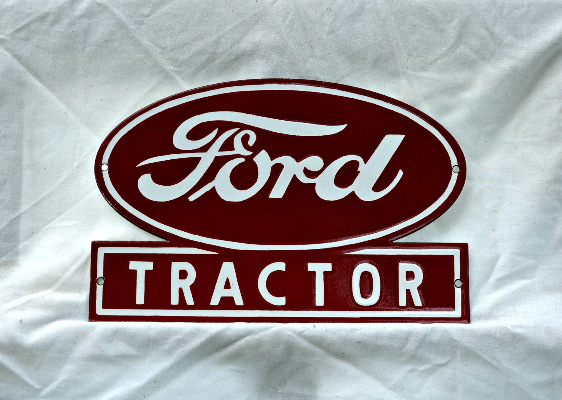 Porcelain Ford Tractor Sign Farm Field Corn Farm House Produce Potato ...