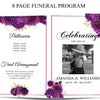 Sets of 4 Funeral Program Word Art Titles, A Tribute to Our Beloved ...