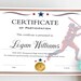 Red White Boys Baseball Certificate Template, Baseball Participation ...