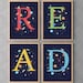 Reading Decor Classroom, Colorful Library Decorations for Wall, Set of ...