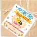 EDITABLE Thank You Gift Tag Template, You're the Bees Knees ...