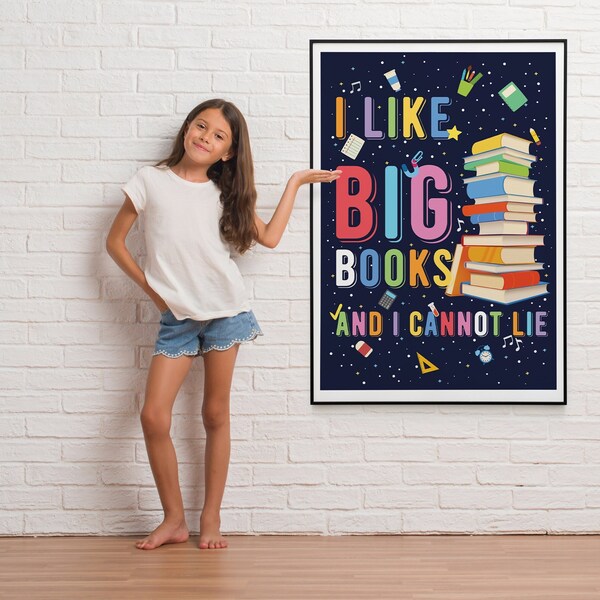 I Like Big Books - Etsy