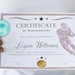 Red White Football Certificate Template, DIY Football Participation ...