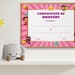 Printable PDF Certificate of Bravery, Pink PDF Kids Certificate ...