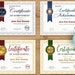 EDITABLE Certificate of Achievement Template BUNDLE, Printable Award ...