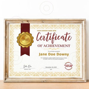 EDITABLE Certificate of Achievement Template BUNDLE, Printable Award ...