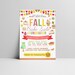 Editable Fall Bake Sale Flyer, Printable Halloween Invite, Community ...