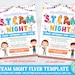 Editable STEAM Night Flyer, PTO PTA School Flyer, Science Tech ...