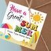 Custom Summer Gift Tags for Teacher, Beach-theme Summer Gift Tags ...