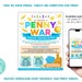 Editable Penny War Fundraiser Flyer, Church Nonprofit PTO PTA Event ...