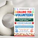 Volunteer Recruitment Flyer PTO PTA Volunteer Flyer (Download Now) - Etsy