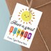 EDITABLE Staff Teacher Appreciation Gift Tag, Donut Know How Much We ...